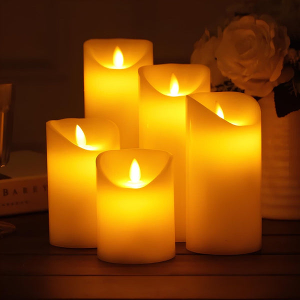 Flameless Block Candles – Creative.Lighting